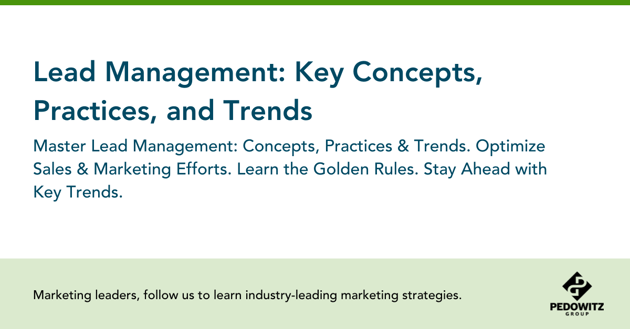 7 Key Stages For Successful Lead Management